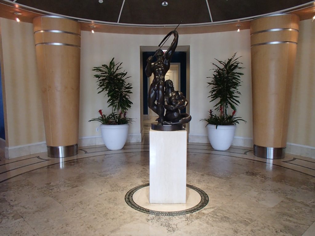 Our beautiful Statue - One Tequesta Point